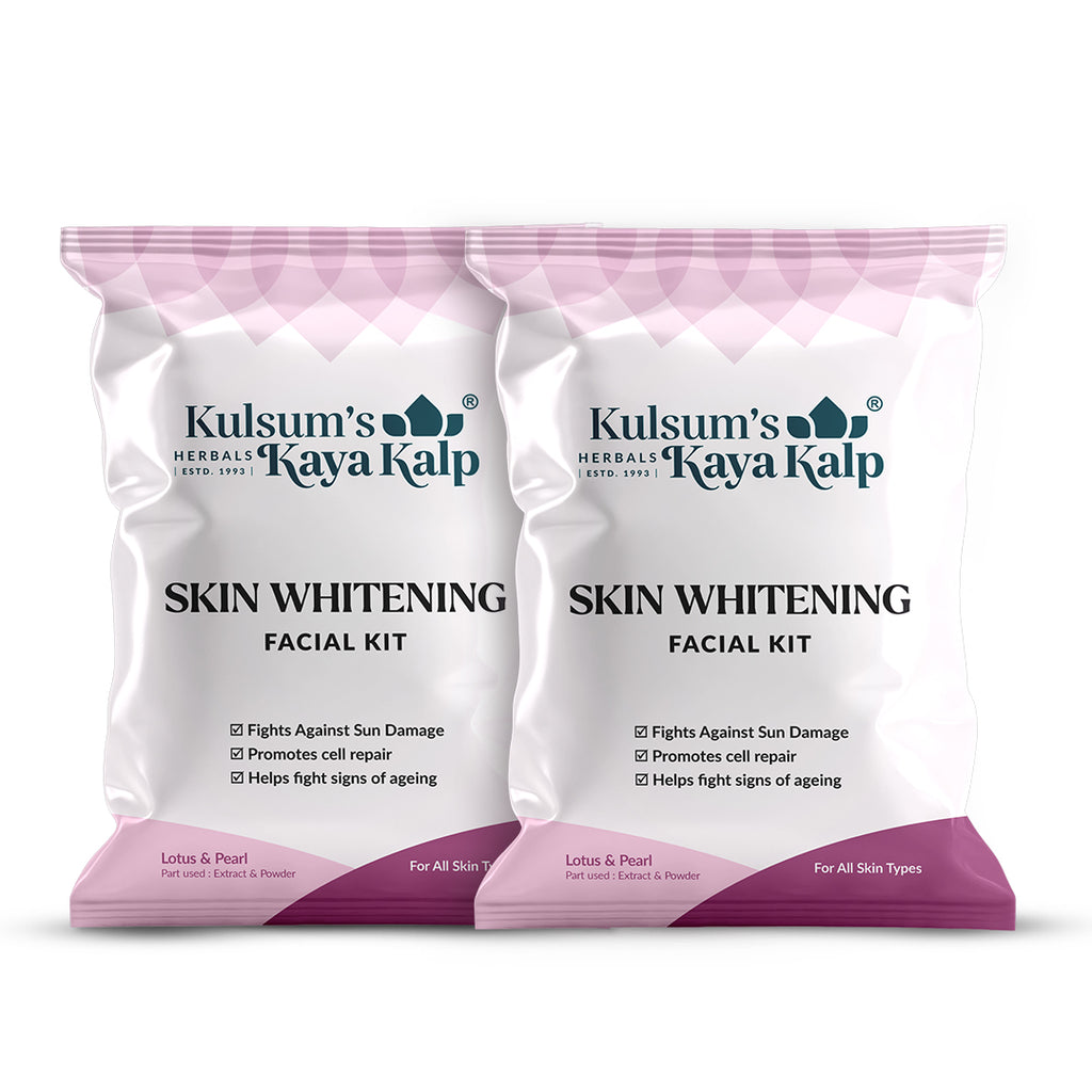 Pack of 2 Skin Whitening Facial Kit 7 in 1 For Brightening & Glow