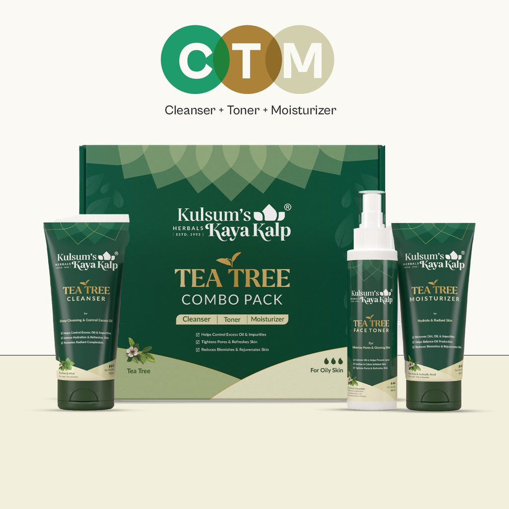 Buy Tea Tree Combo Kit for Oily Skin | Kulsum's Kaya Kalp